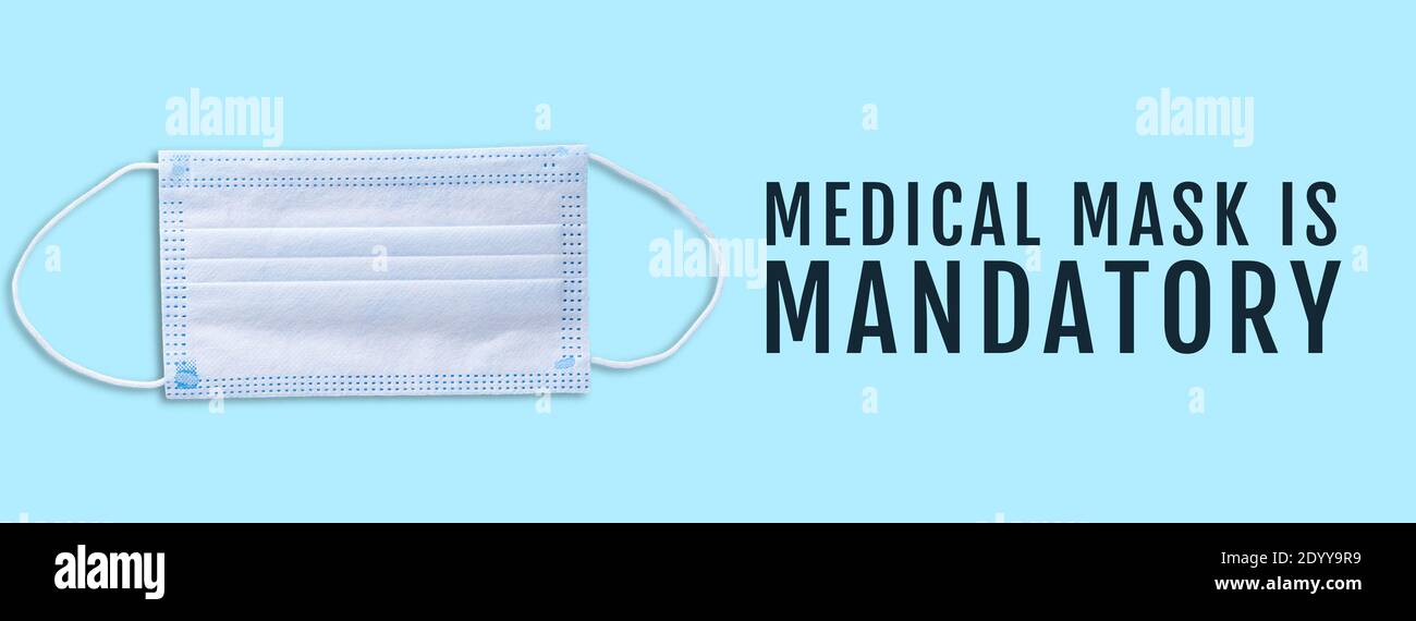 Face mask required banner hi-res stock photography and images - Alamy