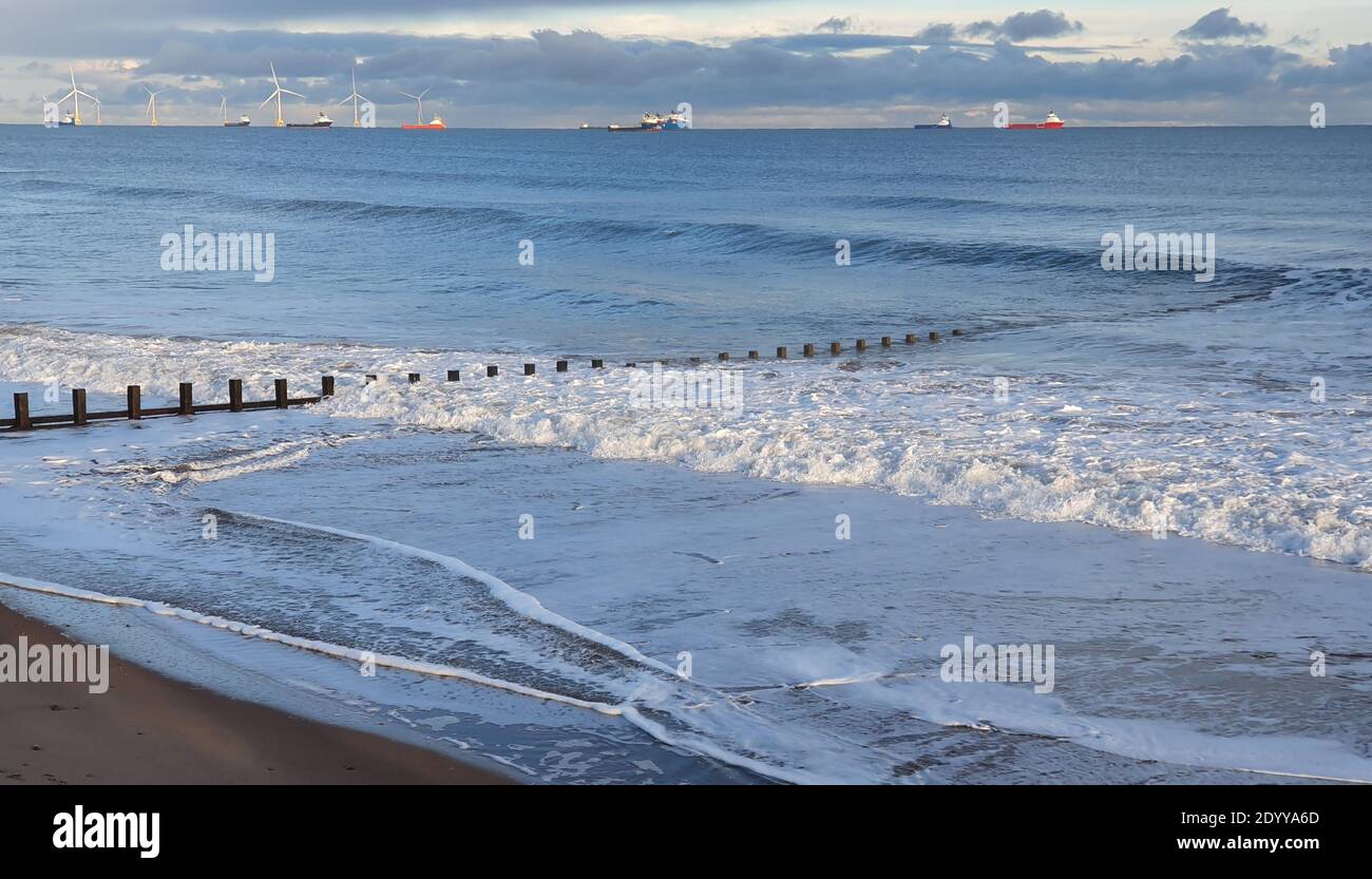 Beach in winter Stock Photo - Alamy