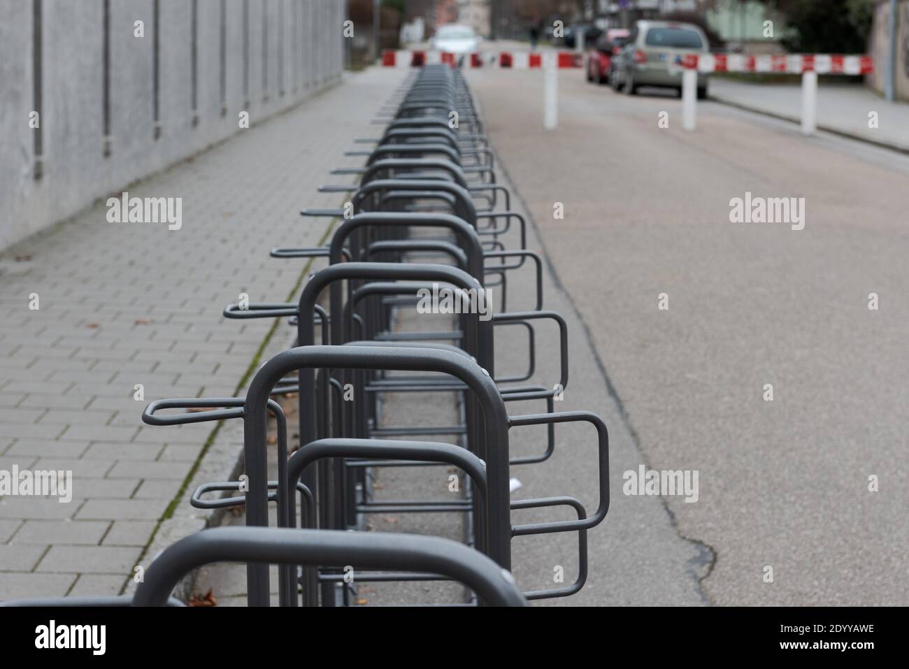 Bike racks school hi-res stock photography and images - Alamy