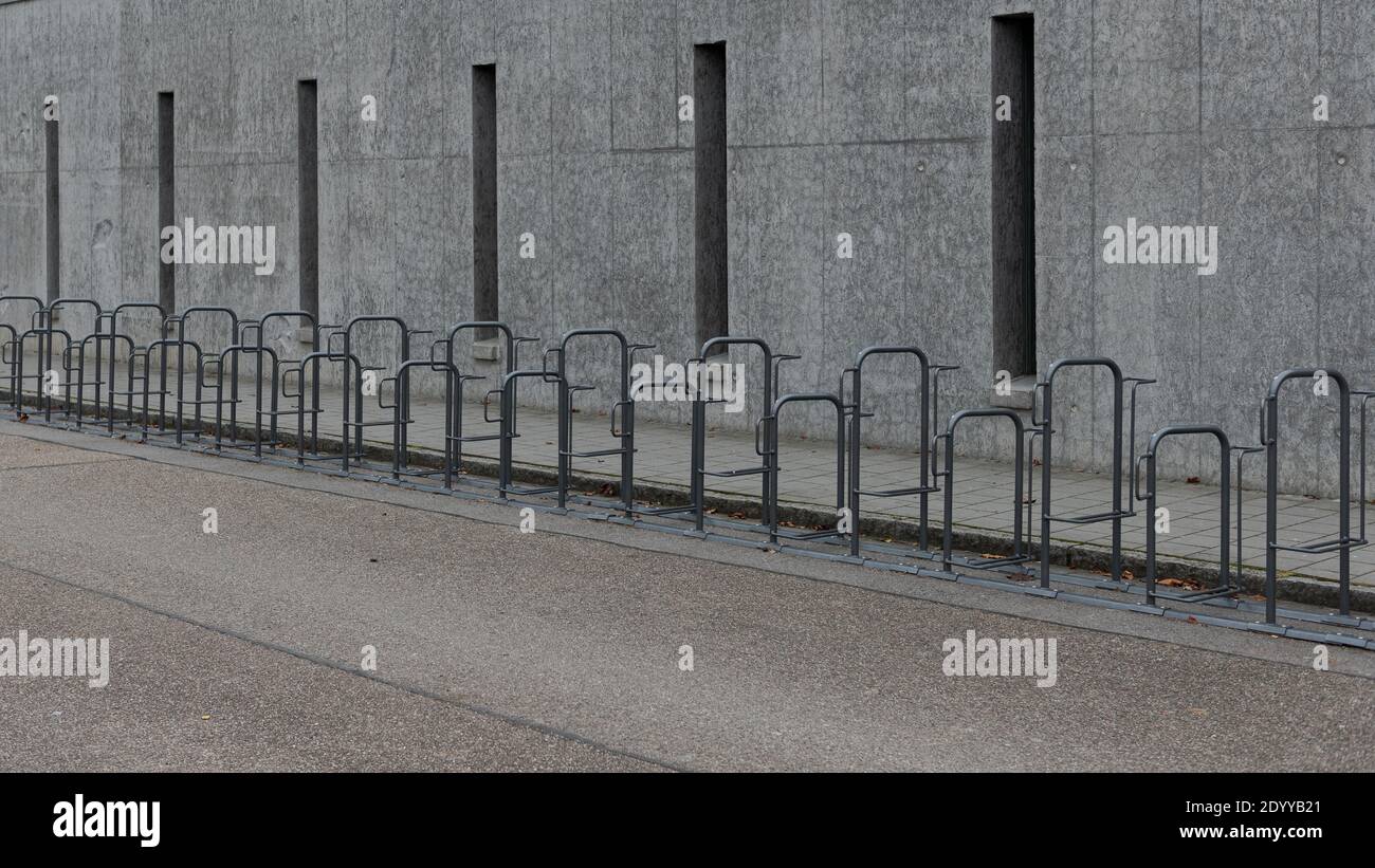 Bike racks school hi-res stock photography and images - Alamy