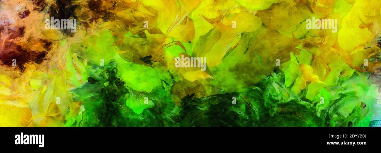 Colorful Abstract Painting. 3D rendering Stock Photo - Alamy