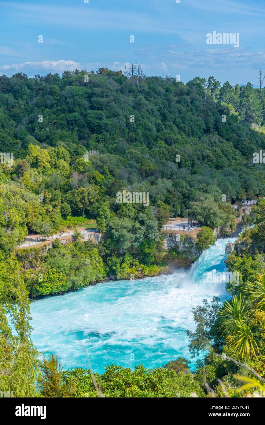 Huka falls viewpoint lake hi-res stock photography and images - Alamy