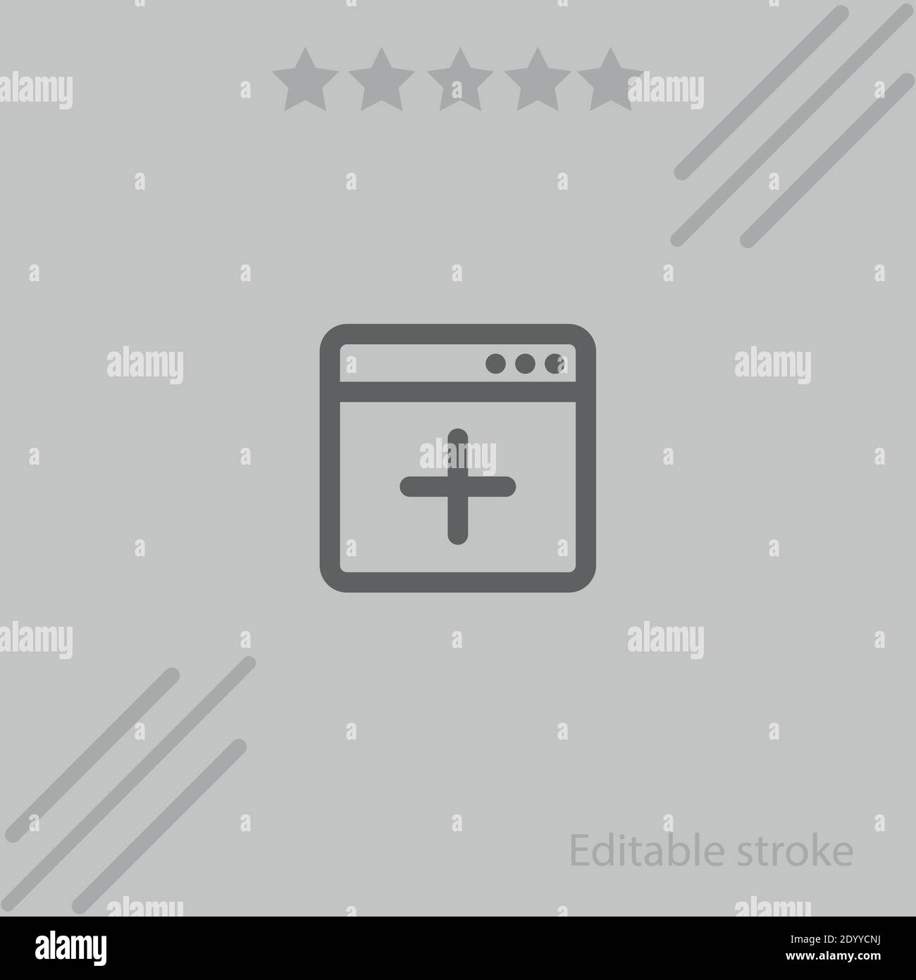 add window vector icon modern simple vector illustration Stock Vector ...