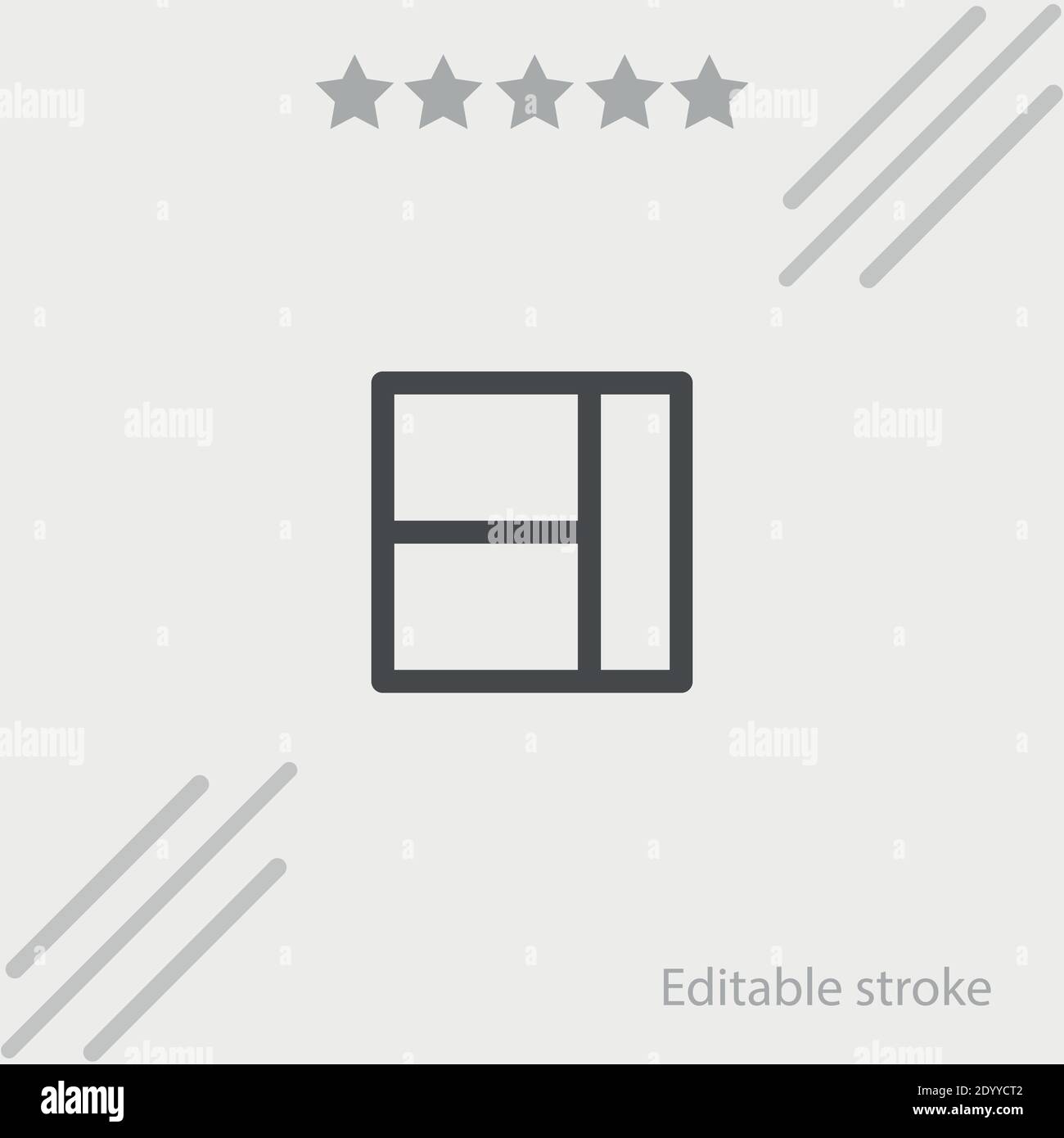 layout vector icon modern simple vector illustration Stock Vector Image ...