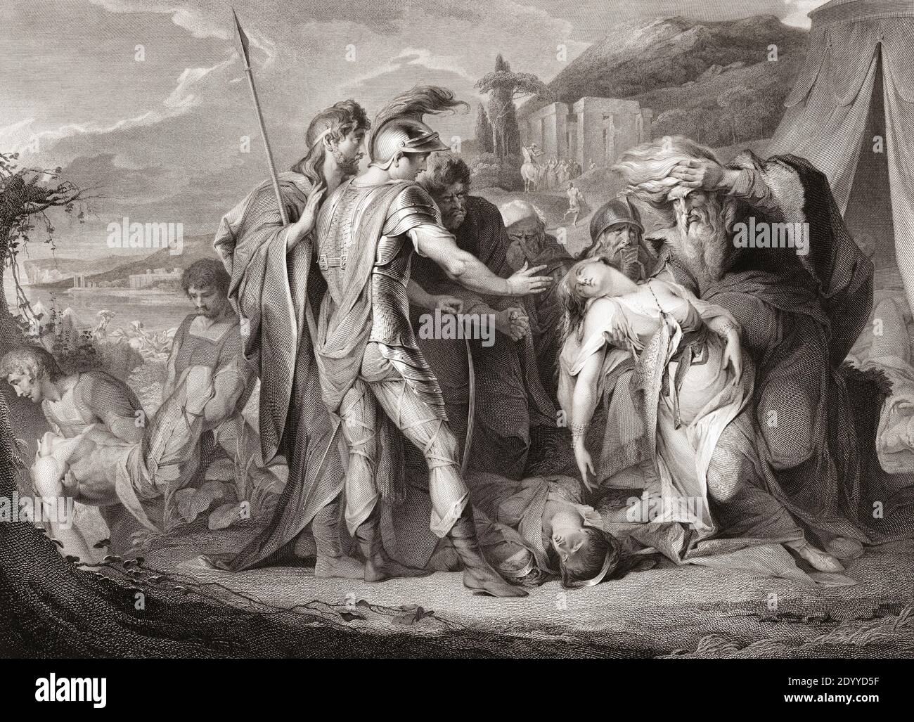 Illustration for William Shakespeare’s play King Lear, Act V, Scene III ...
