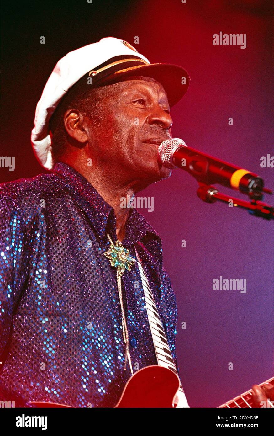 Chuck Berry in concert at The Rock N Roll Legends Concert at London ...