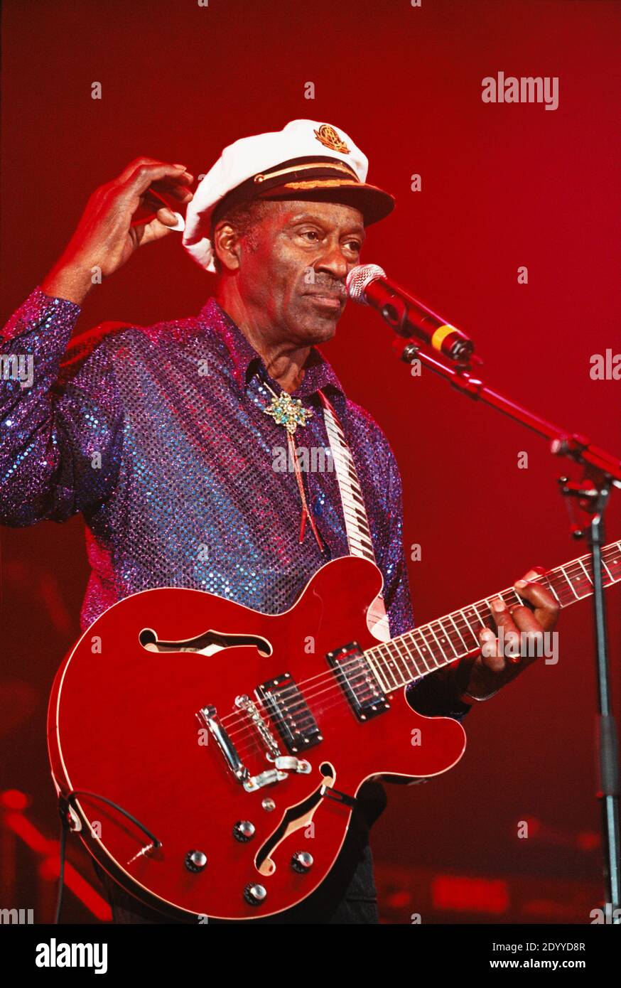 Chuck Berry in concert at The Rock N Roll Legends Concert at London ...