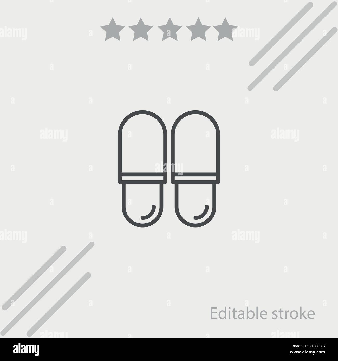 slipper vector icon modern simple vector illustration Stock Vector ...