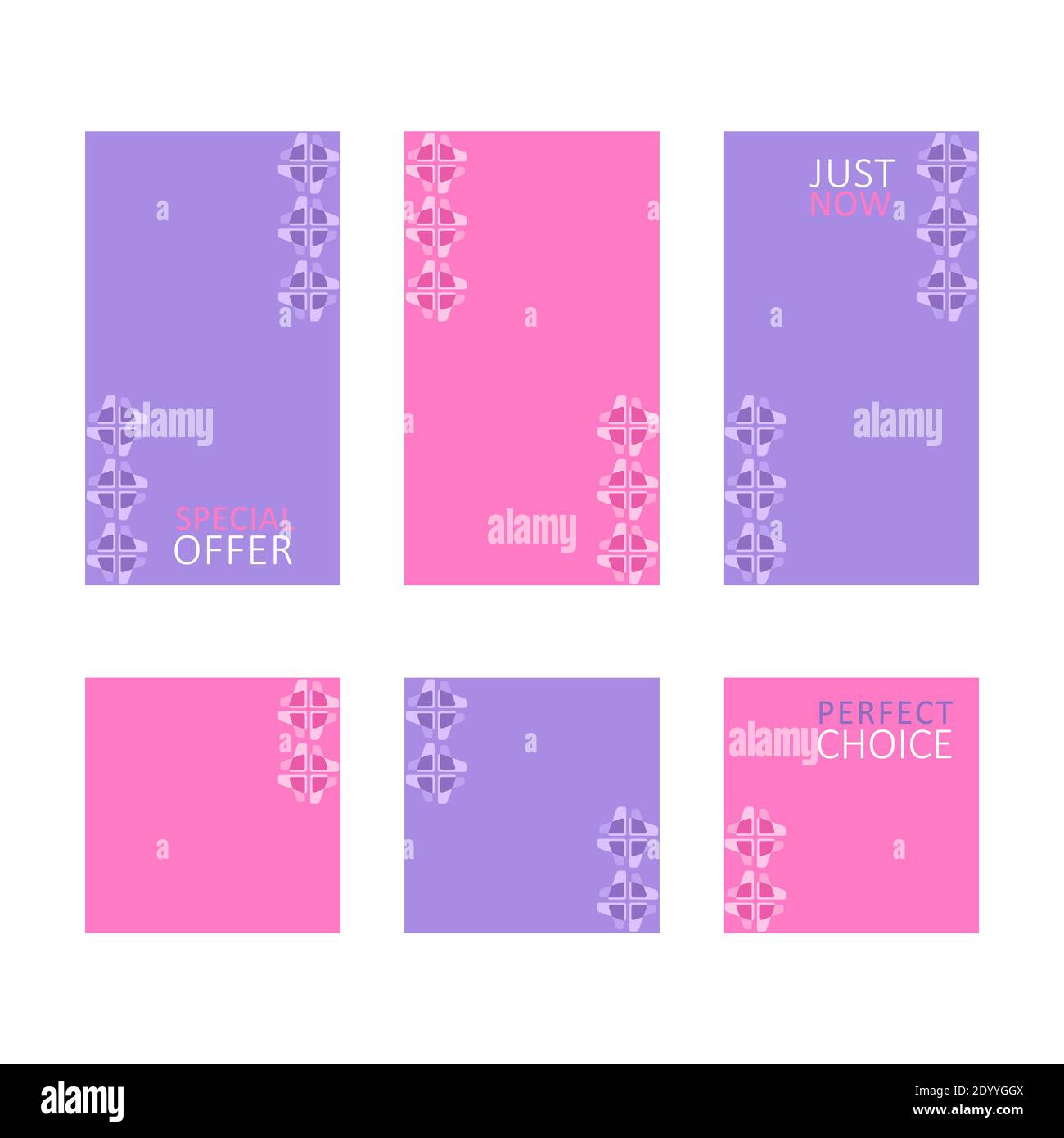 Modern decorative vector frames. Editable design templates for web ...