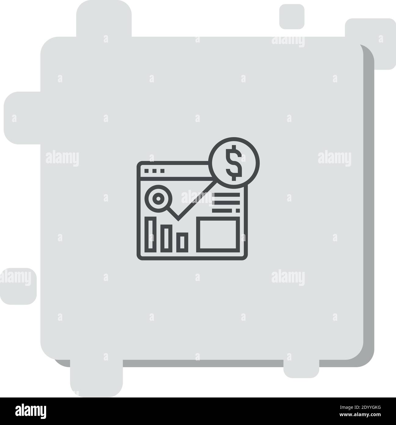 Conversion rate icon simple Cut Out Stock Images & Pictures - Alamy