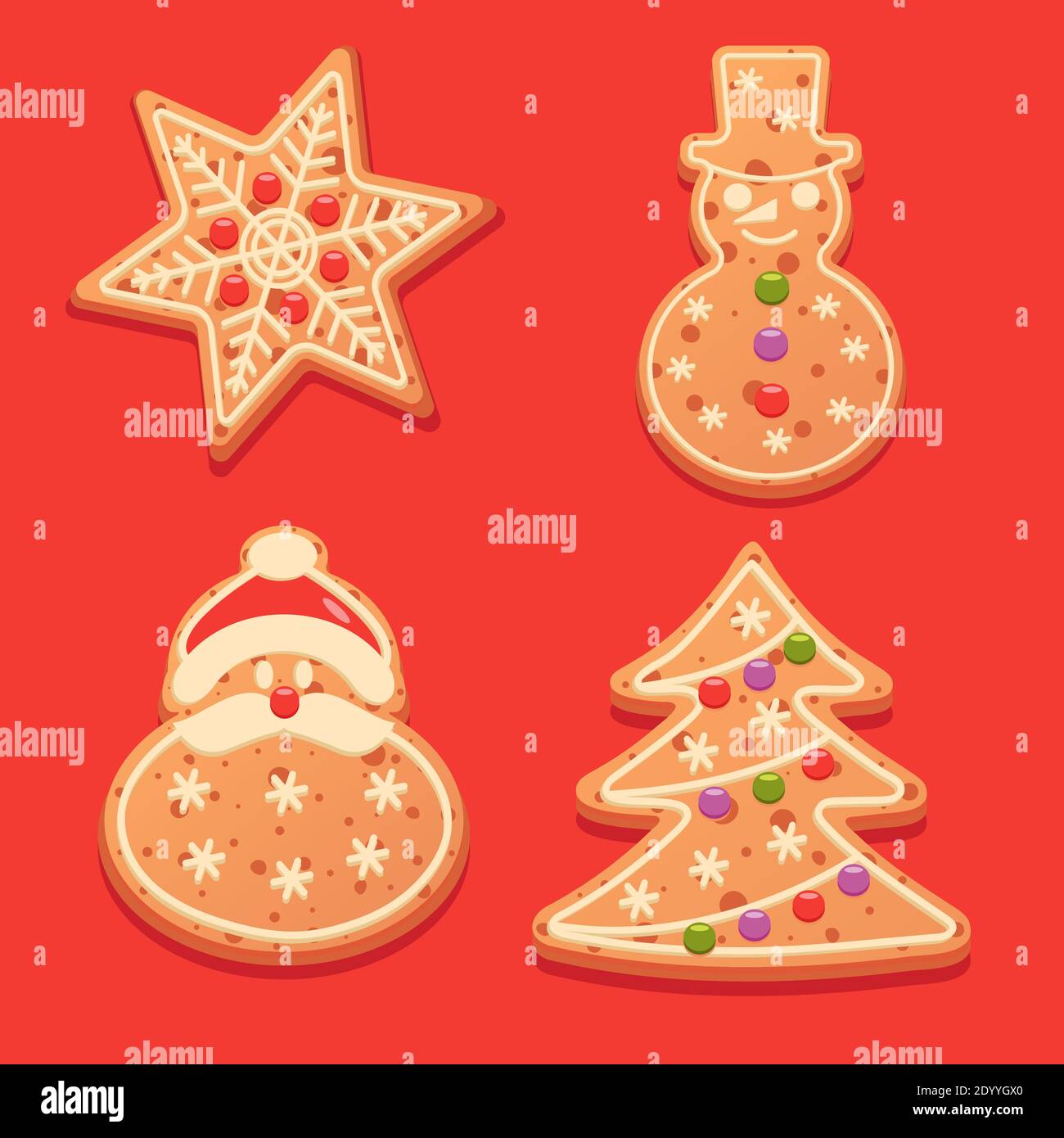 New year delicious dessert Stock Vector Images - Alamy