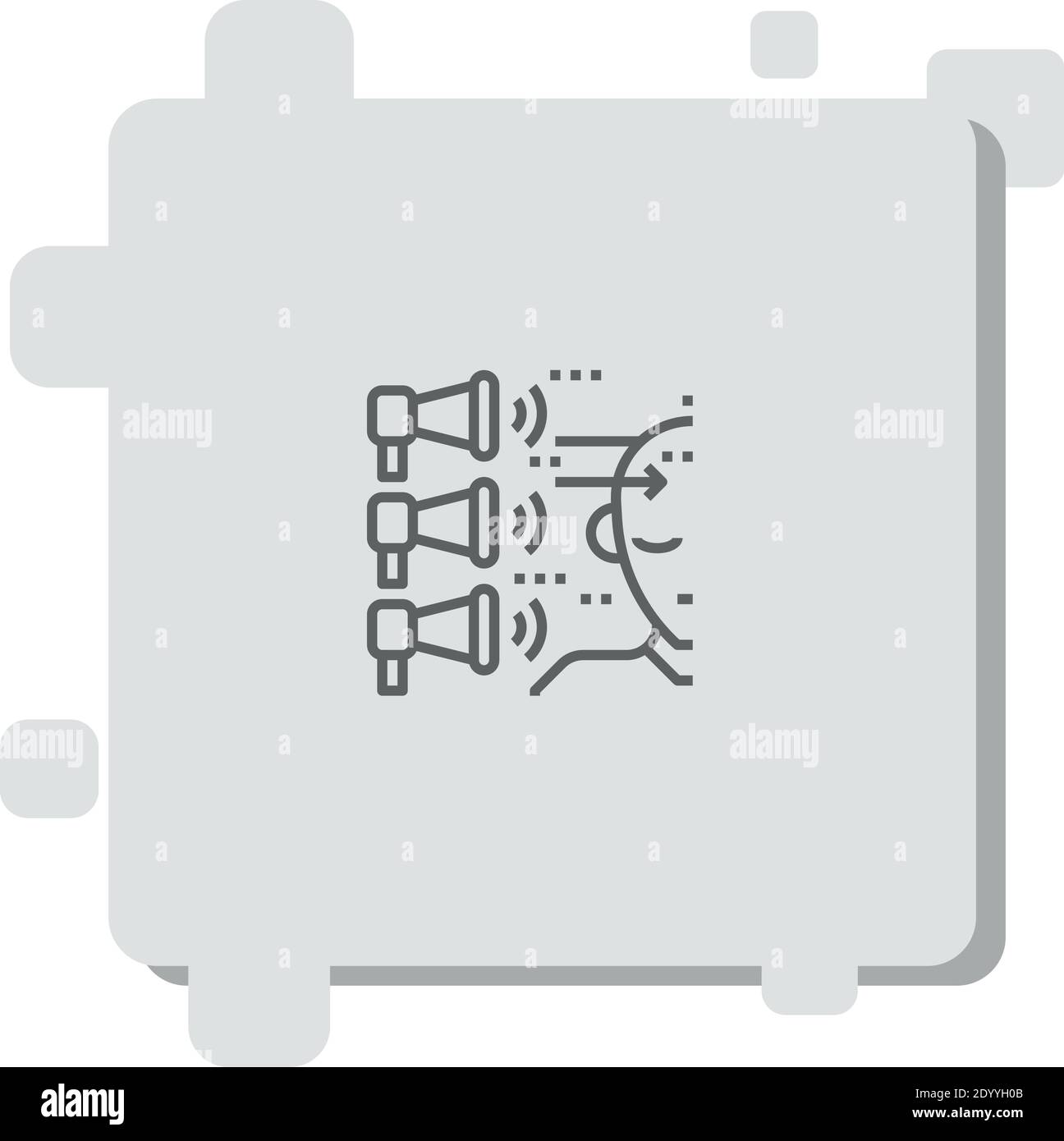 announcement vector icon modern simple vector illustration Stock Vector Image & Art - Alamy