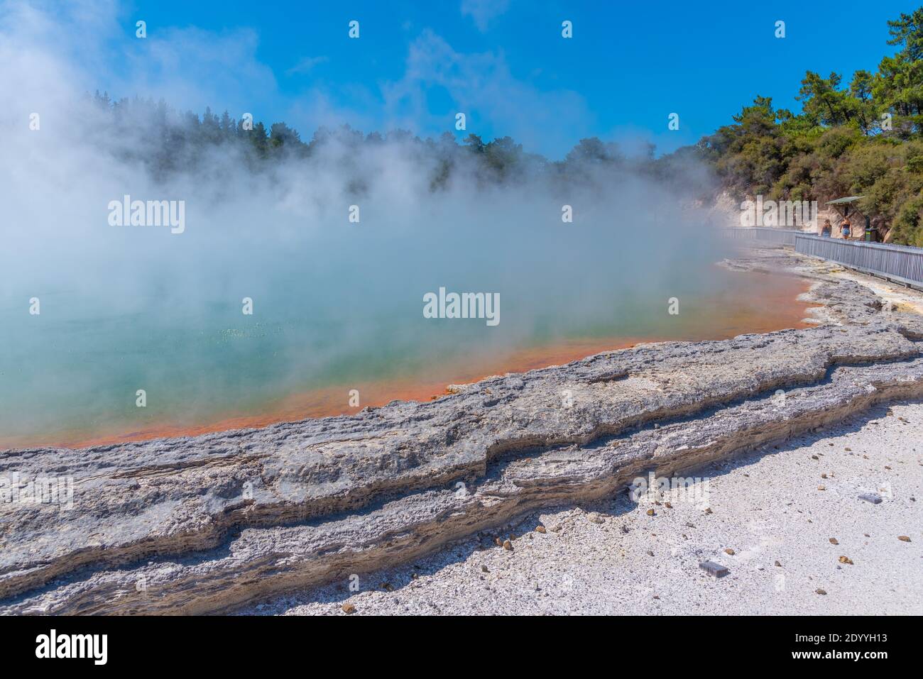 Champagne pool at Wai-O-Tapu in New Zealand Stock Photo - Alamy