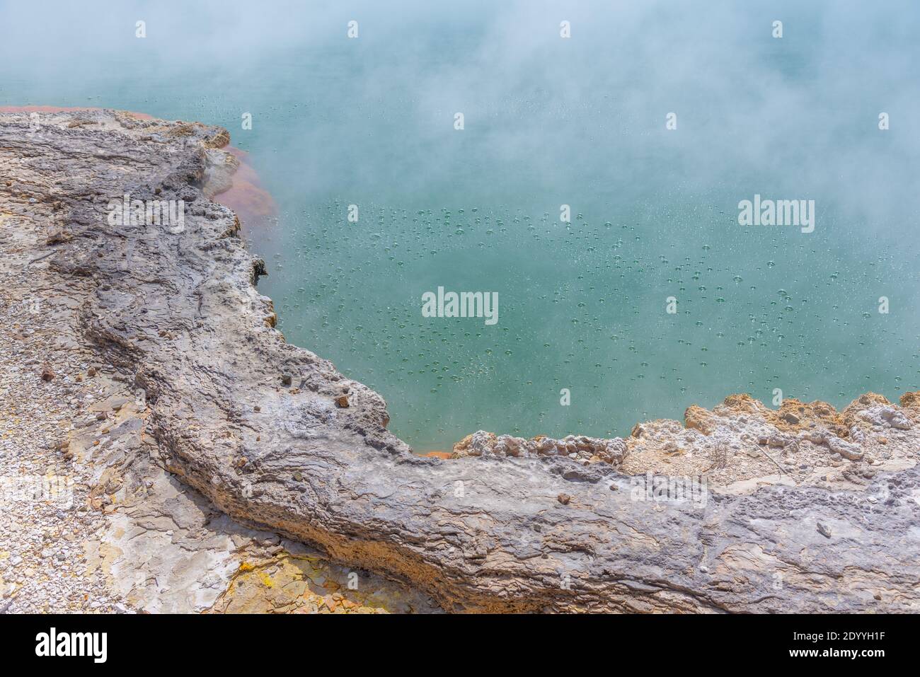 Detail of Champagne pool at Wai-O-Tapu in New Zealand Stock Photo - Alamy