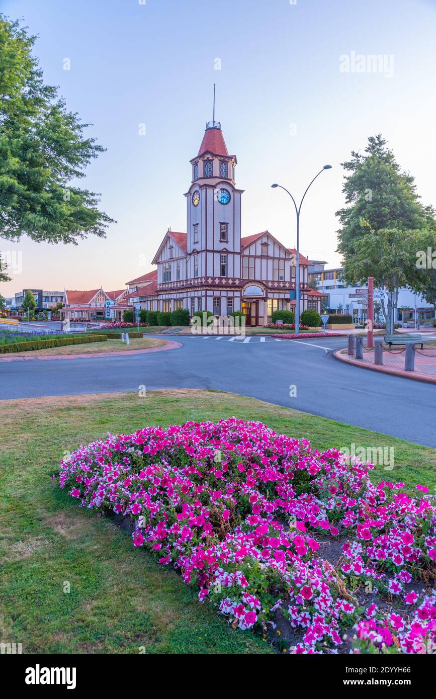 Rotorua visitor center at New Zealand Stock Photo - Alamy
