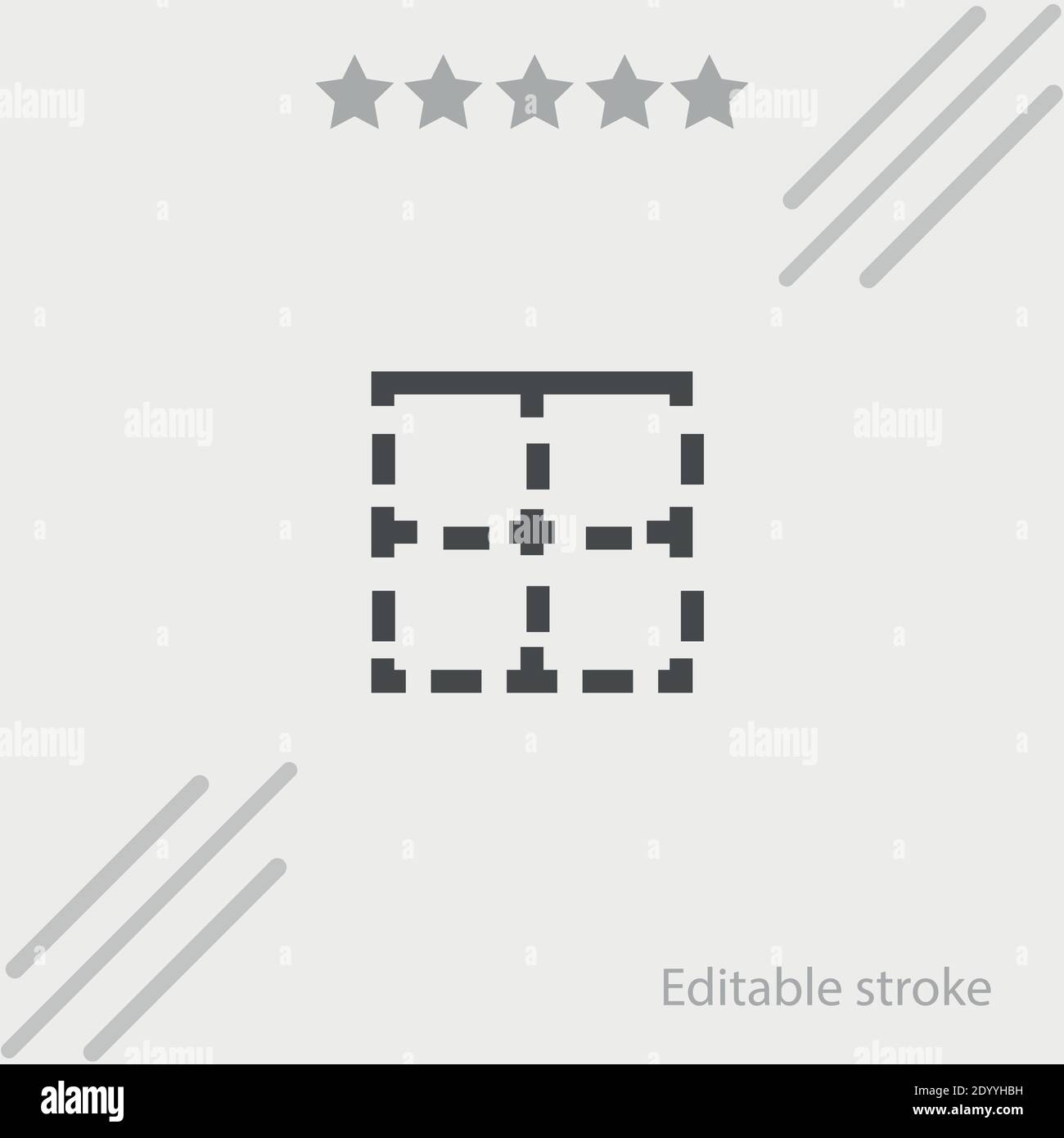 border vector icon modern simple vector illustration Stock Vector Image ...