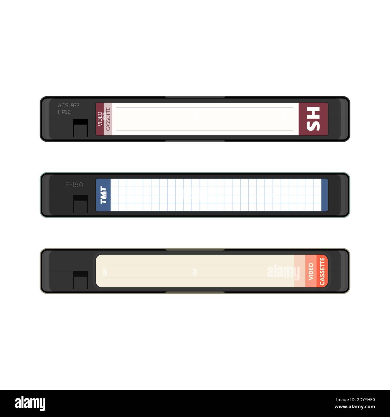 Video tape cassette icon Stock Vector Images - Alamy