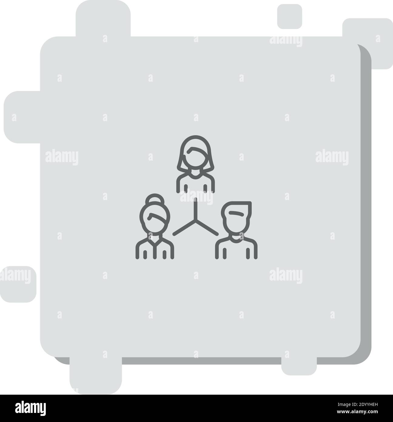 teamwork vector icon modern simple vector illustration Stock Vector ...