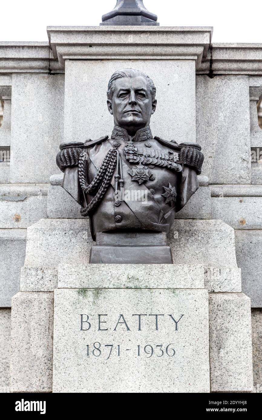 Bust of Royal Navy officer David Richard Beatty by William McMillan in ...