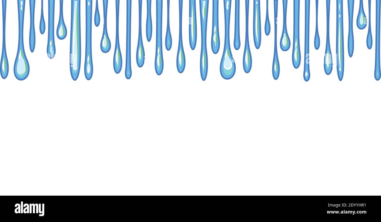 Flows of blue fluid. Sliding snow, ice. Custard. Thick flowing paint ...