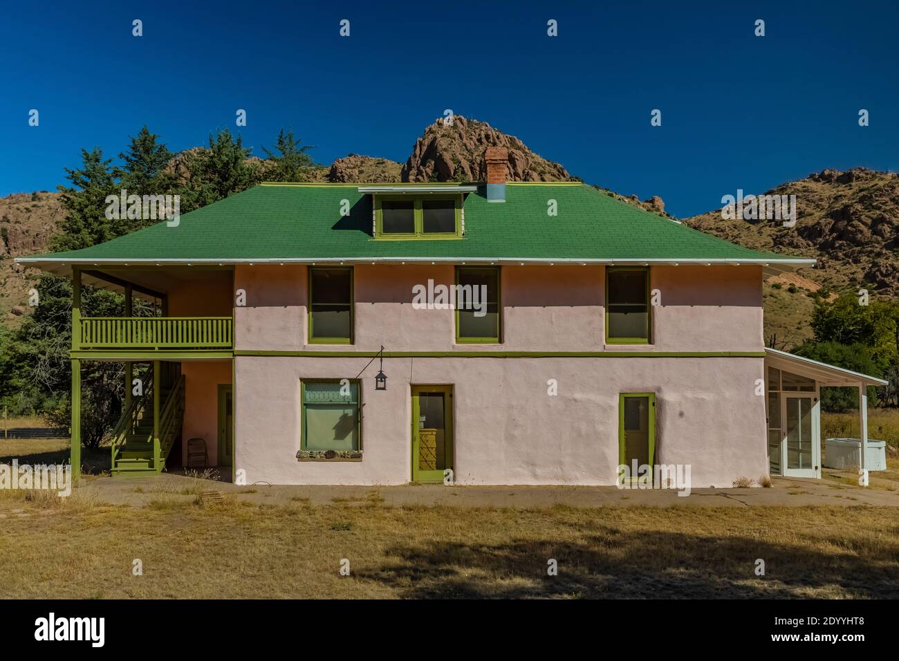 Faraway Ranch House, at one time a dude ranch, in Chiricahua National ...