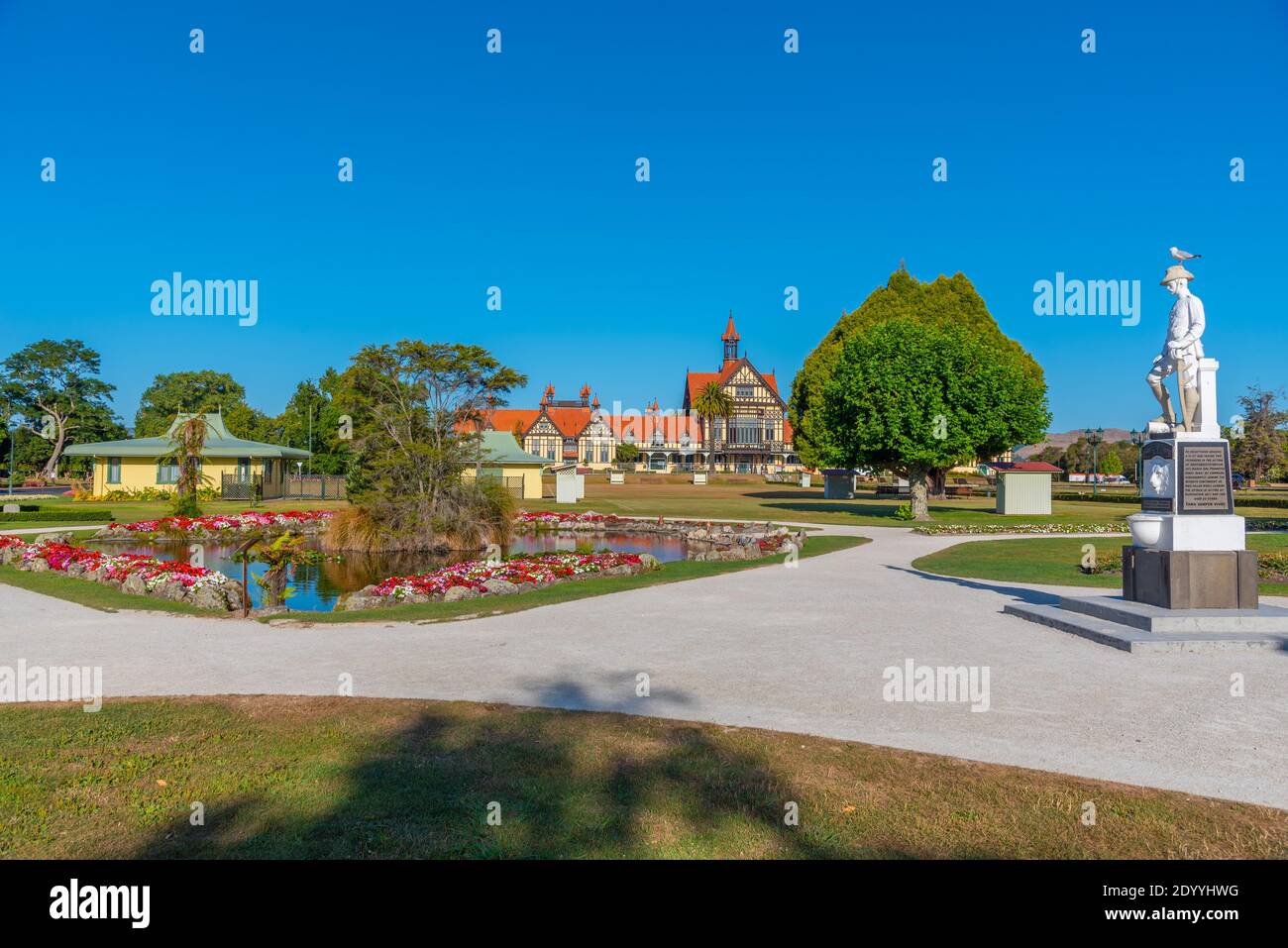 Rotorua museum in New Zealand Stock Photo - Alamy