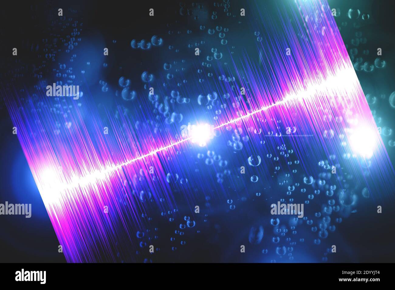 Visual neon soundwave concept 3D illustration abstract background Stock ...