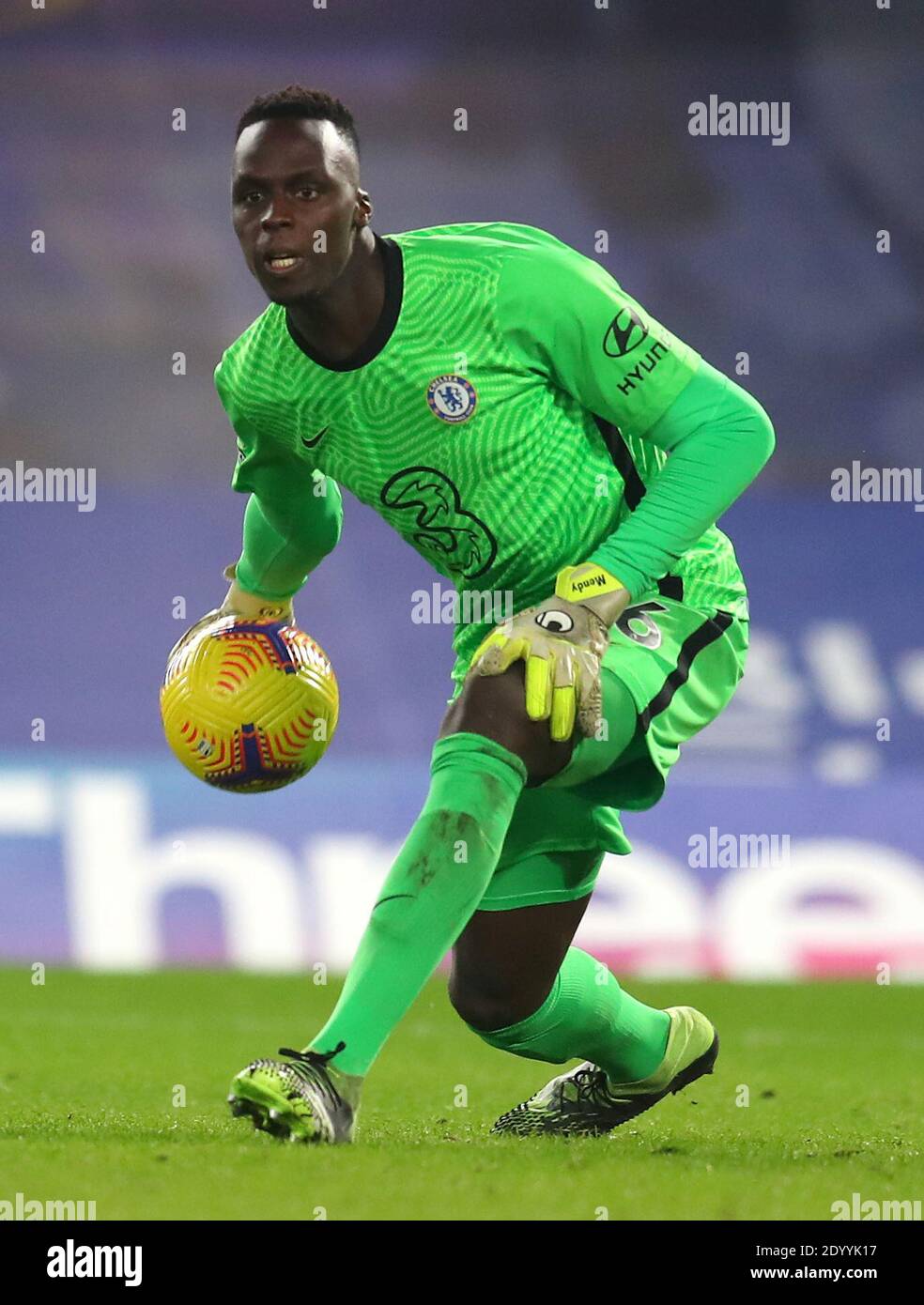 Chelsea goalkeeper Edouard Mendy in action during the Premier League ...