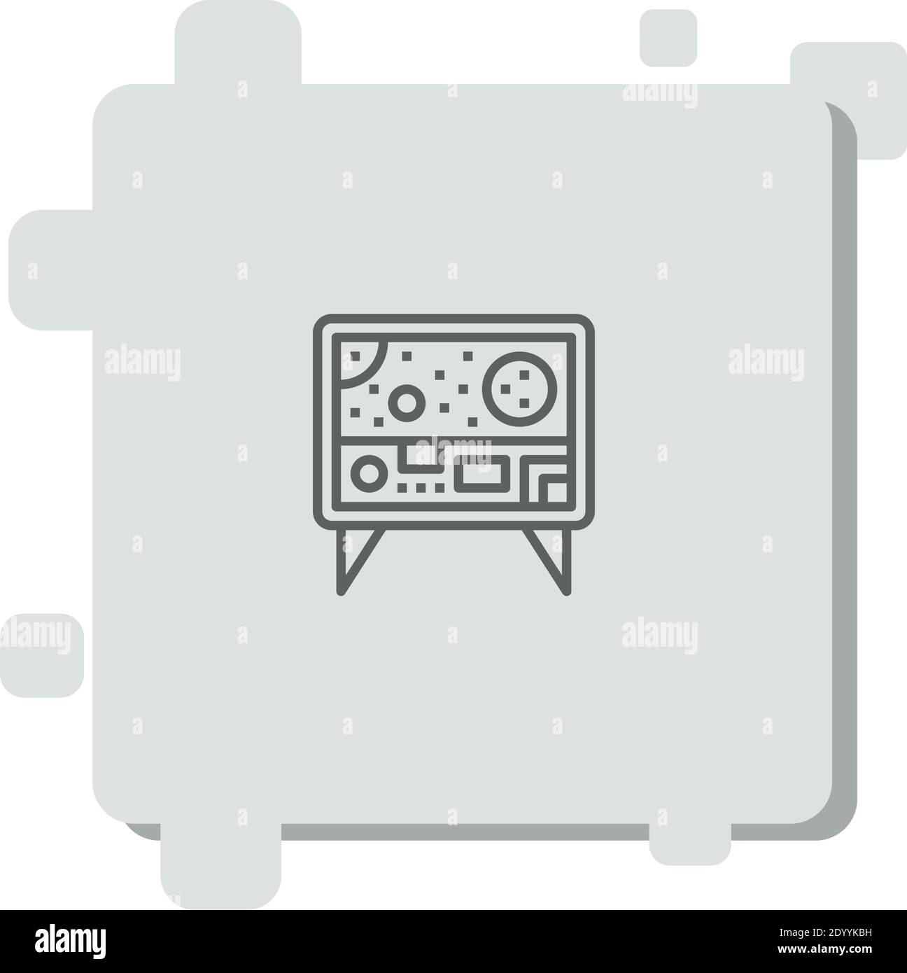 simulator vector icon modern simple vector illustration Stock Vector ...