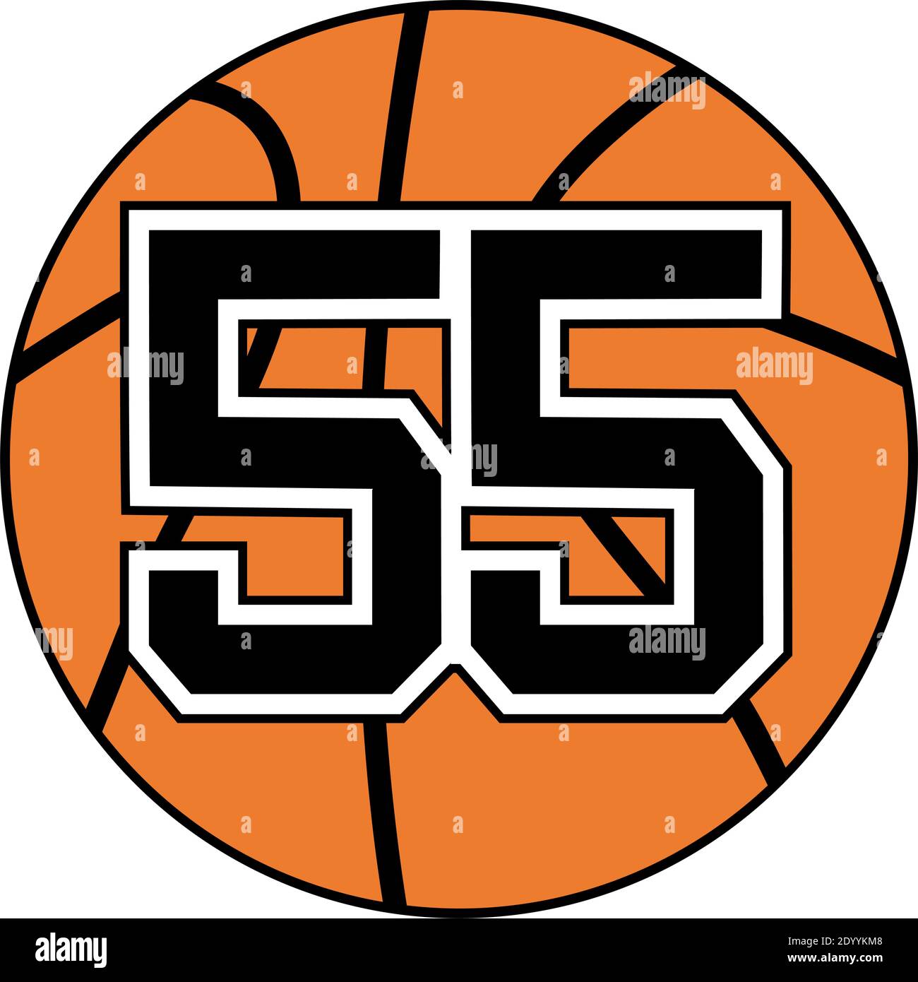 Fifty five number 55 Stock Vector Images - Alamy