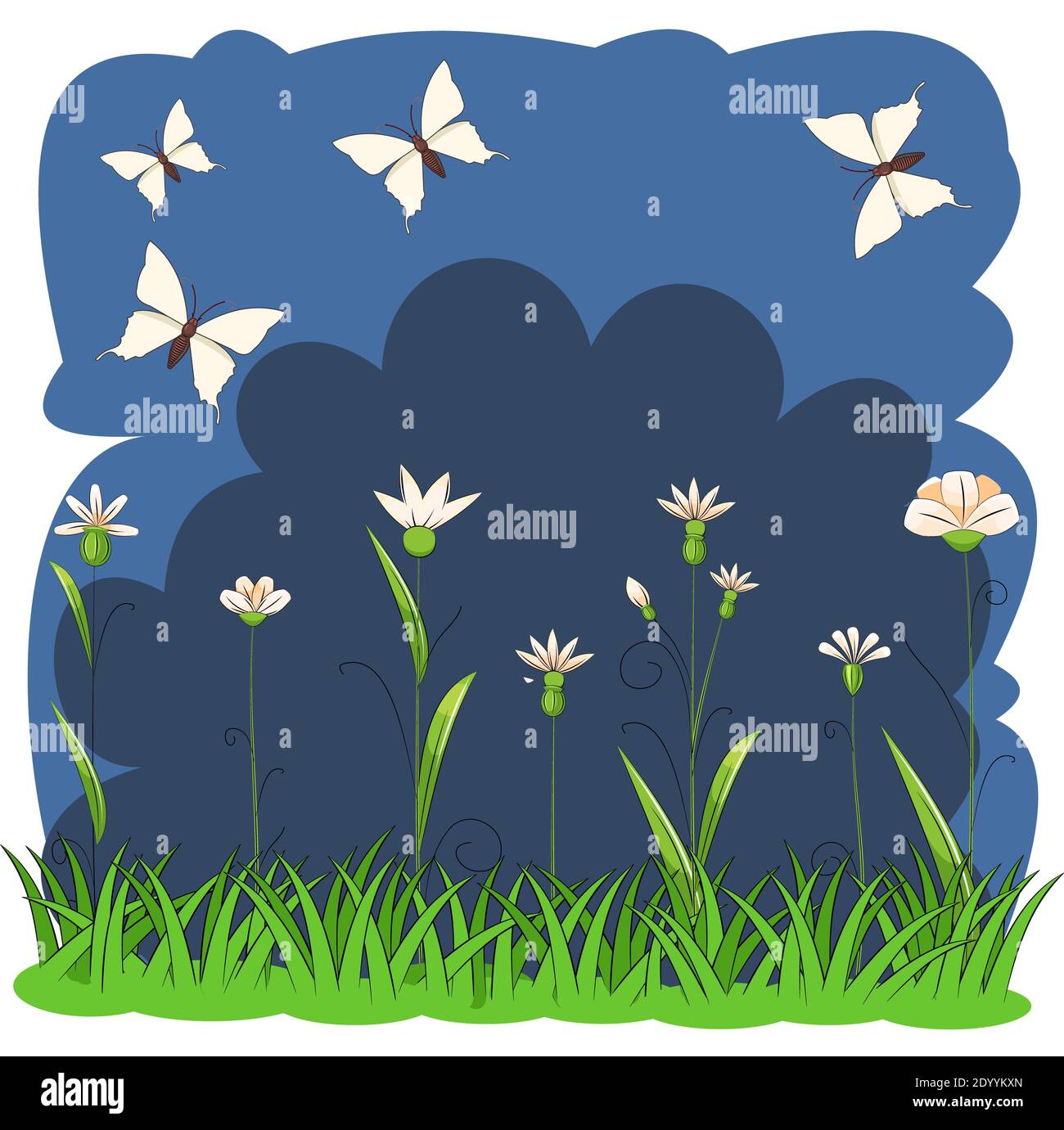 Fantasy spring vintage butterfly hi-res stock photography and images ...