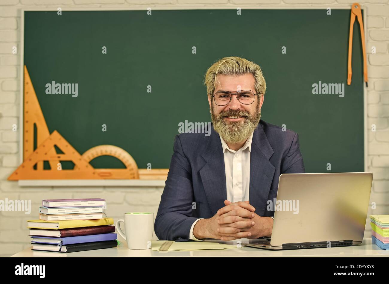Bearded educate hi-res stock photography and images - Alamy