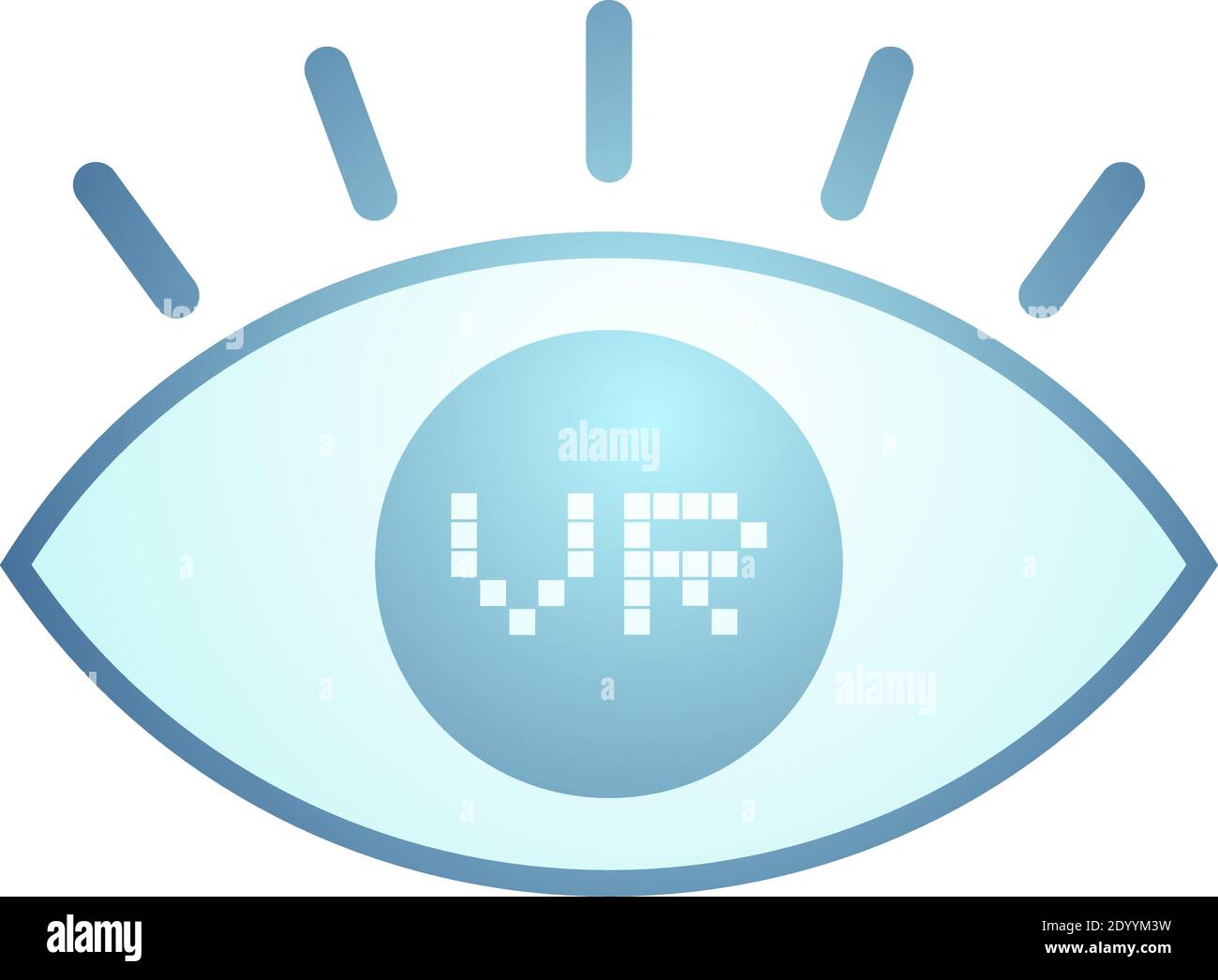 Virtual reality eye icon Stock Vector Image & Art - Alamy