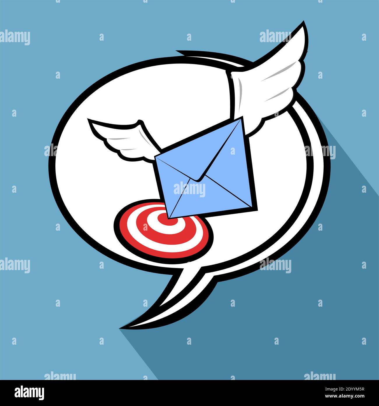 Speed mail Stock Vector Images - Alamy