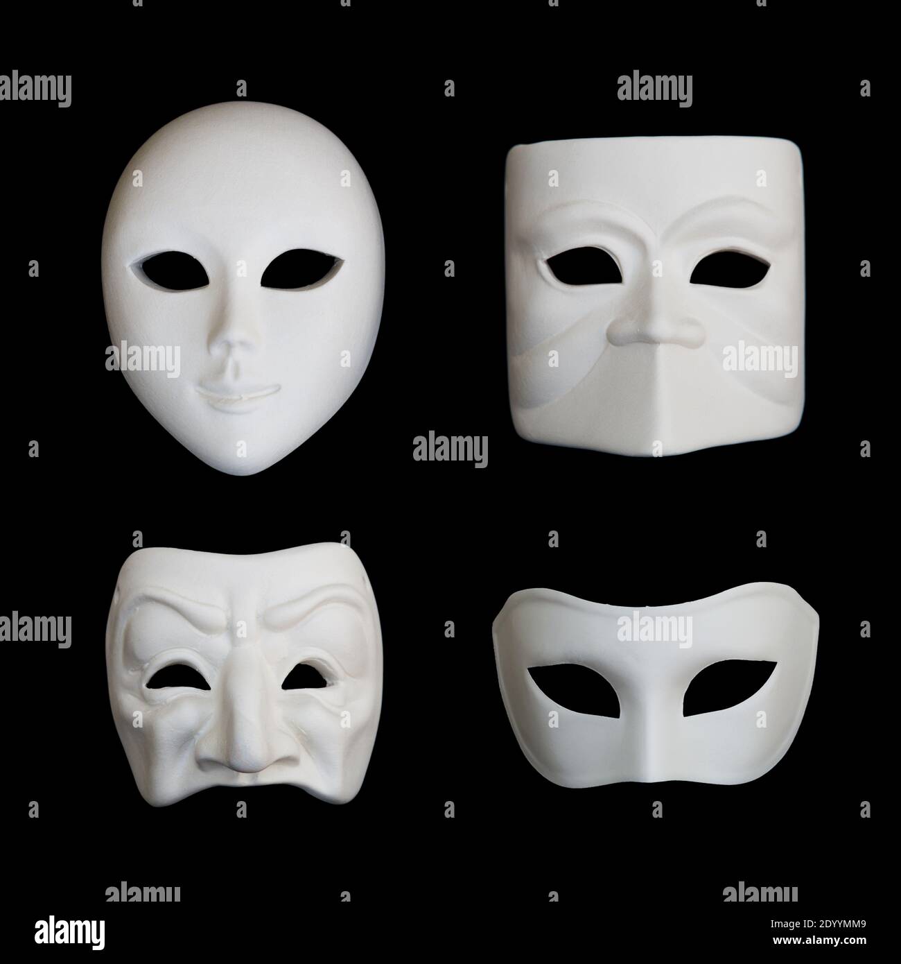 Masquerade masks set carnival hi-res stock photography and images - Alamy
