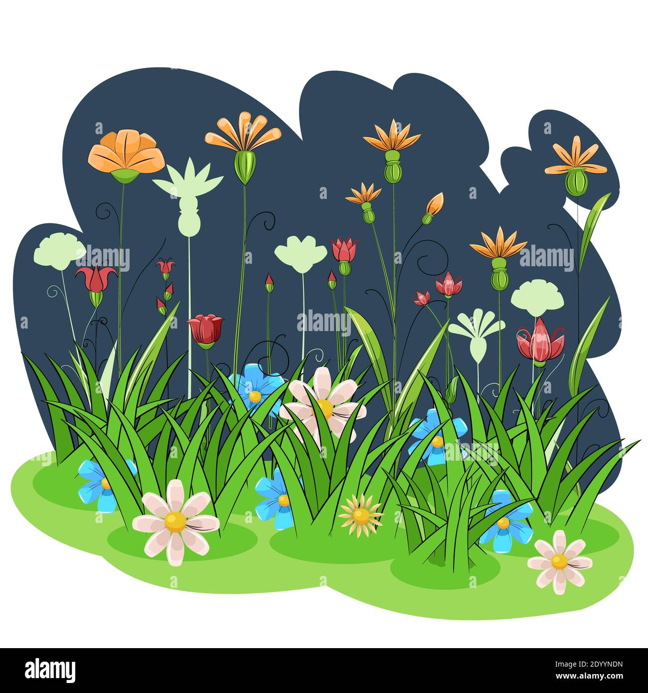 Cartoon night hi-res stock photography and images - Alamy