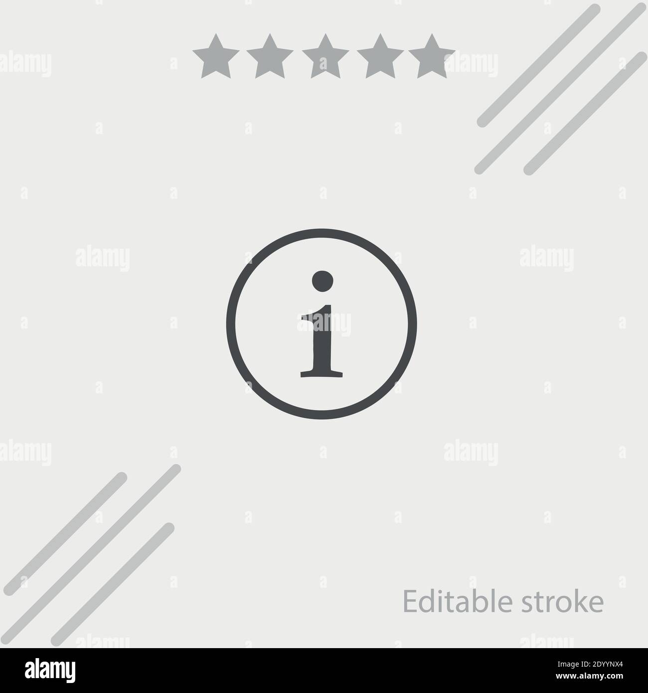 information sign vector icon modern simple vector illustration Stock ...