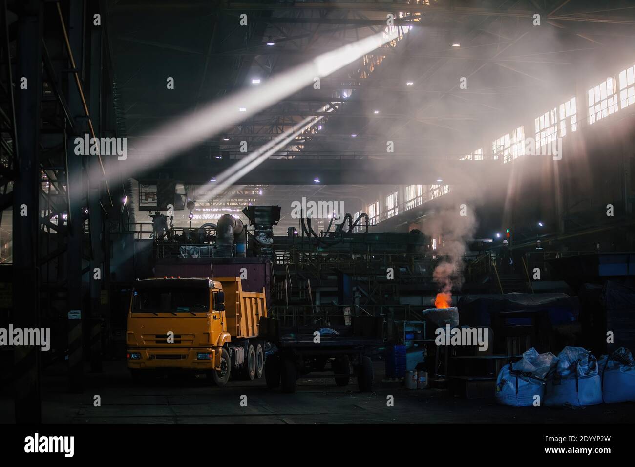 Steel production plant hi-res stock photography and images - Alamy