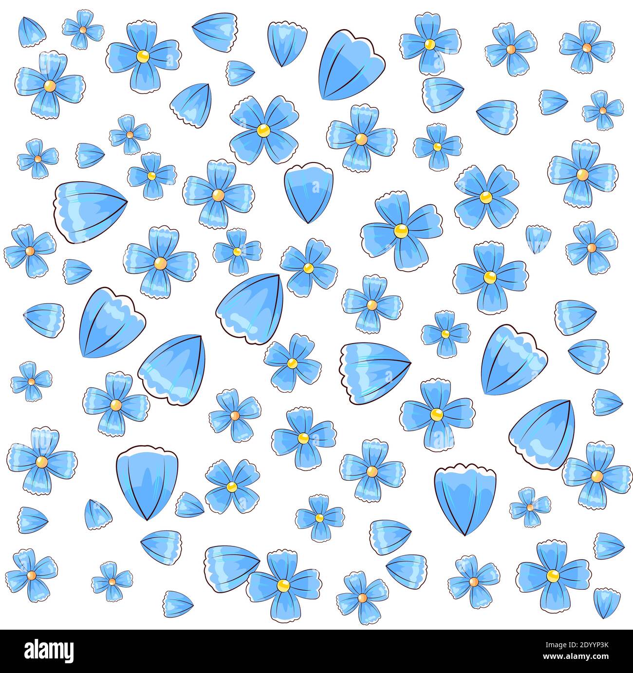 Simple Flower Abstract Background