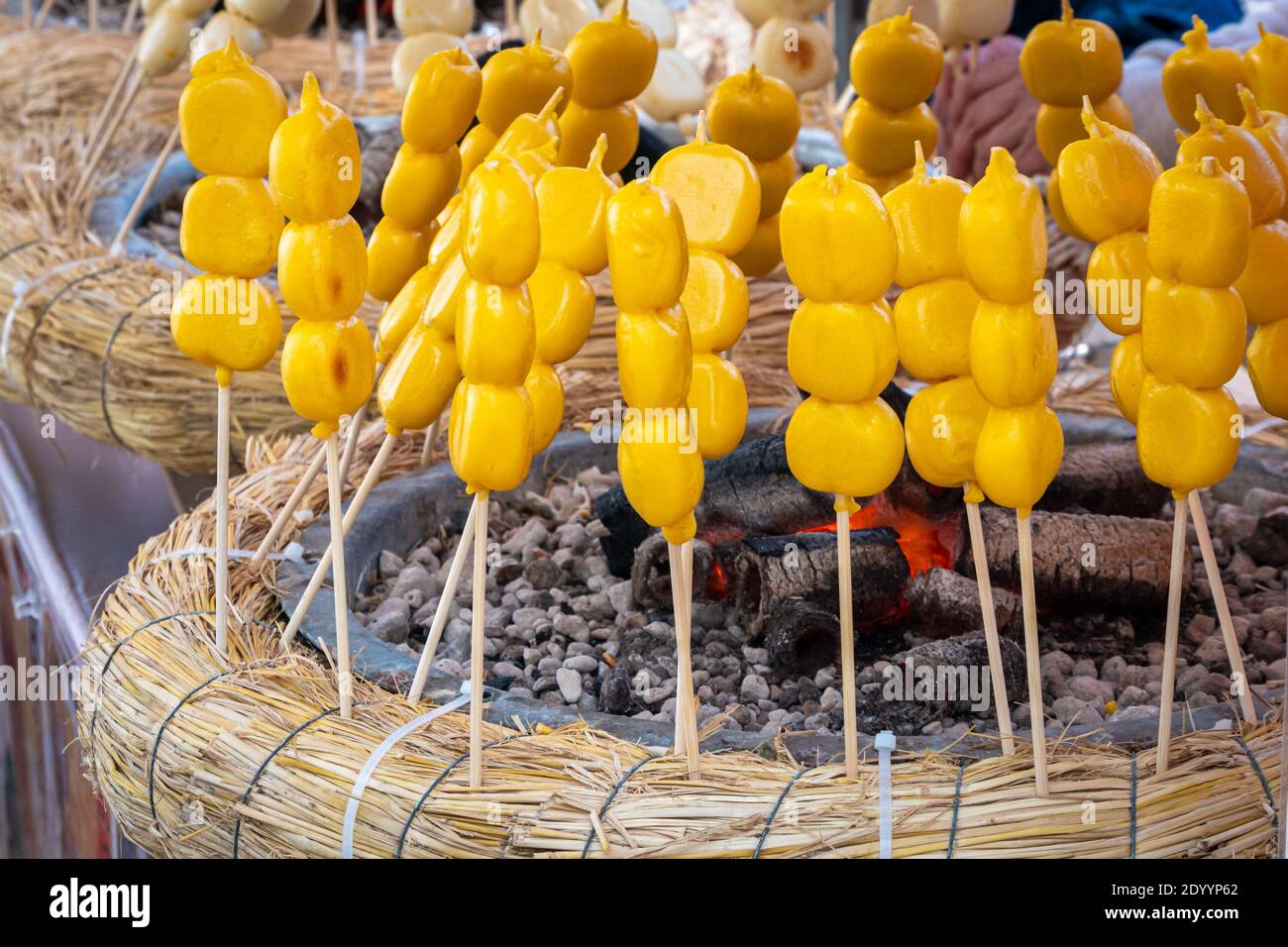 Japanese Street Food Dango rice dumpling sweet dish Stock Photo - Alamy