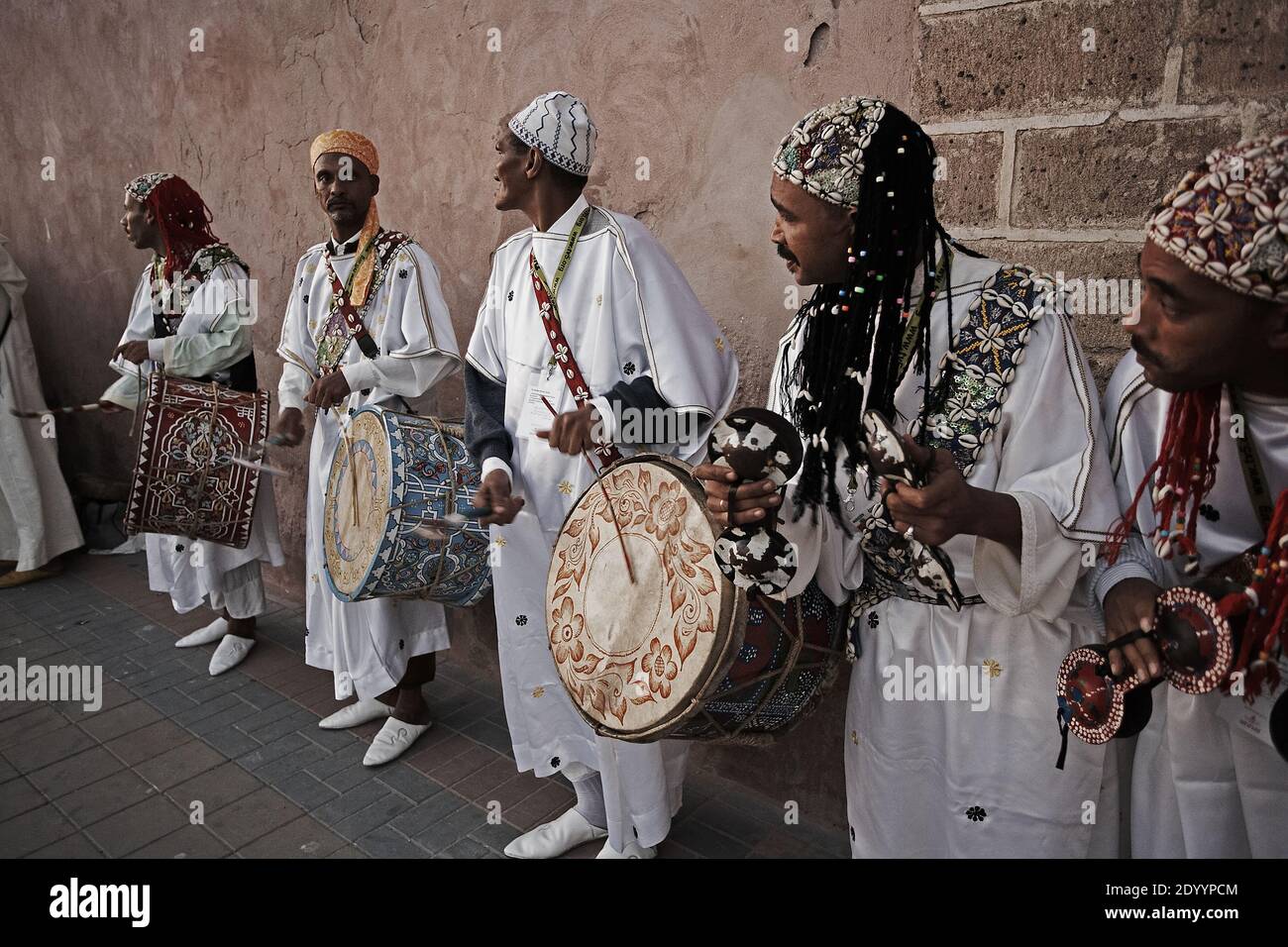 Morocco, Gnaoua World Music Festival in Essaouira .Gnawa musicians ...