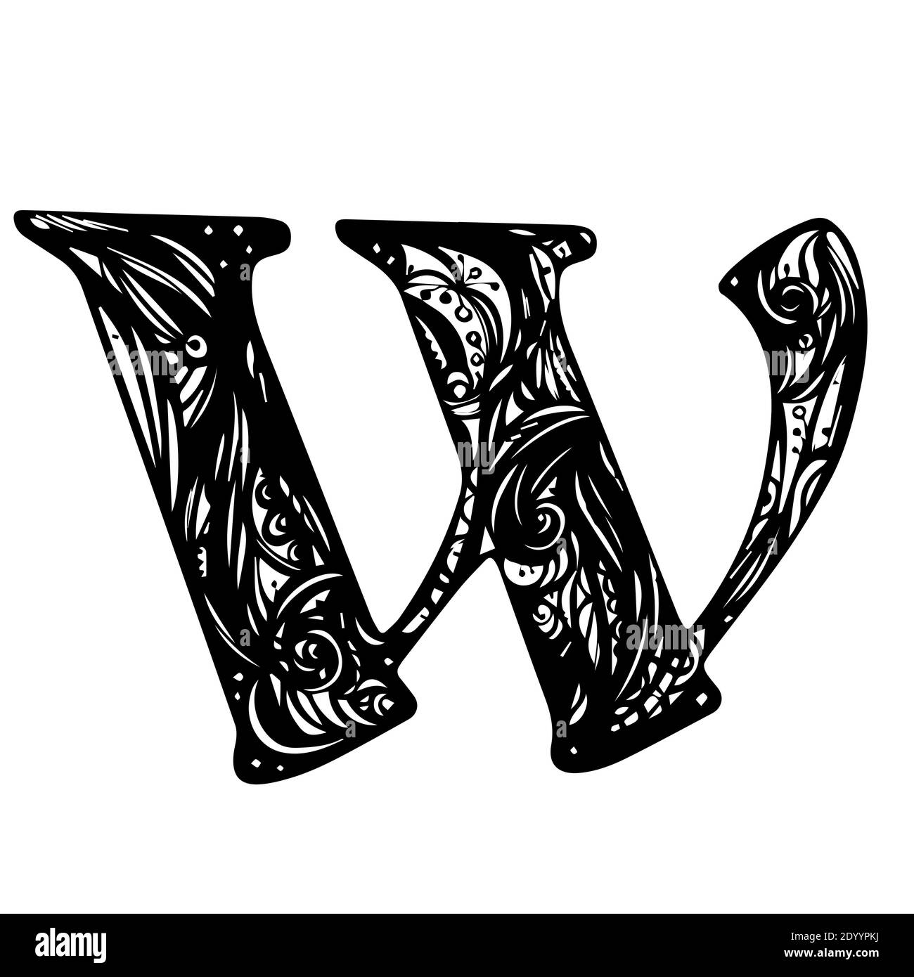 Medieval Letter W High Resolution Stock Photography and Images - Alamy