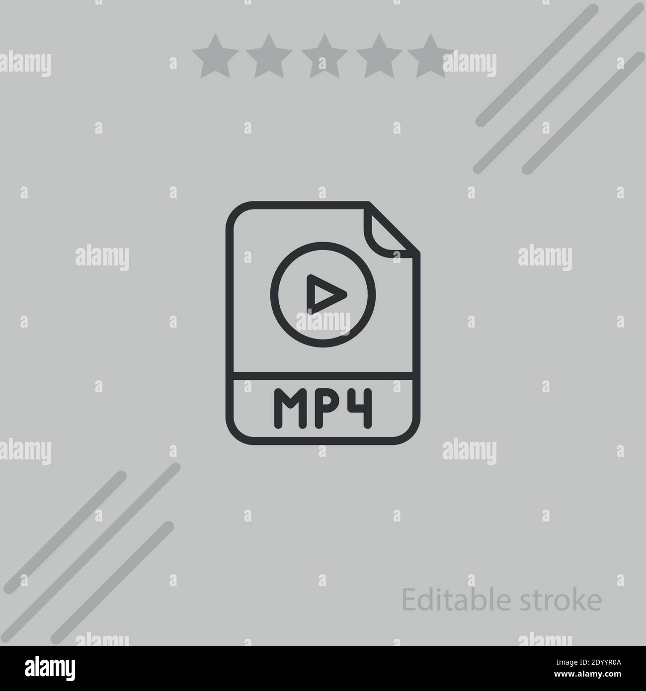 mp vector icon modern simple vector illustration Stock Vector Image ...