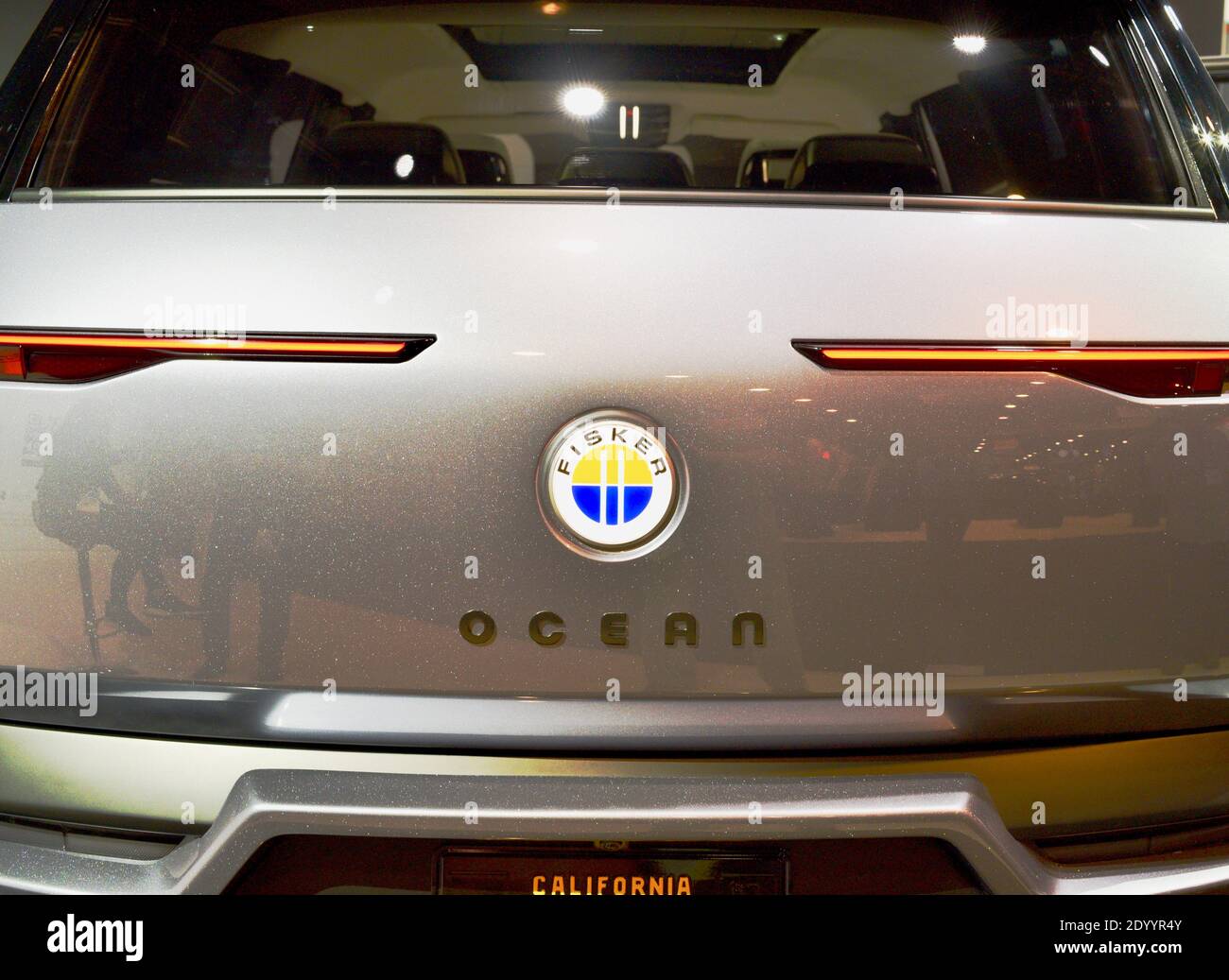 All-electric Fisker Automotive Ocean crossover vehicle, with solar ...