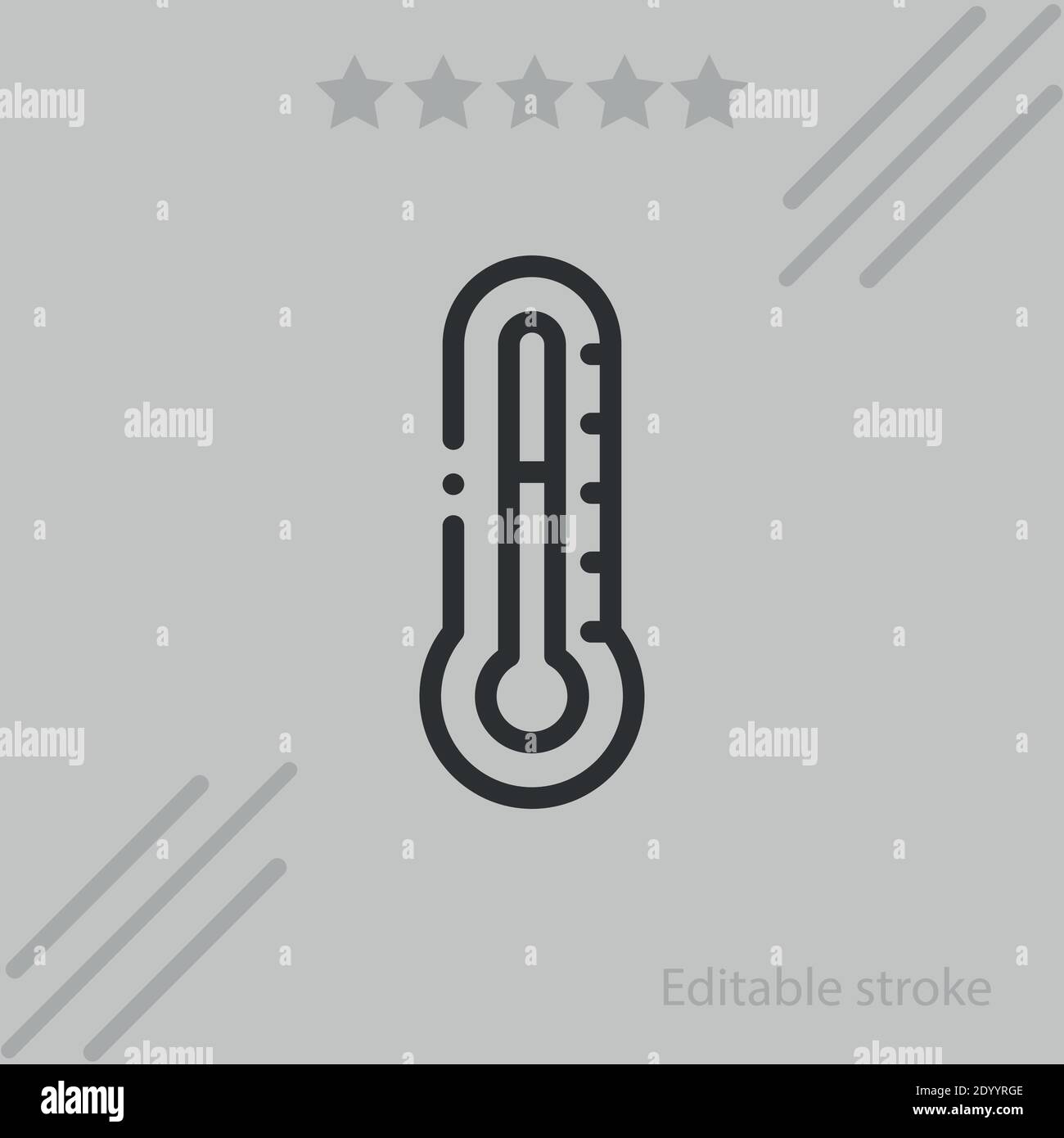 temperature vector icon modern simple vector illustration Stock Vector ...