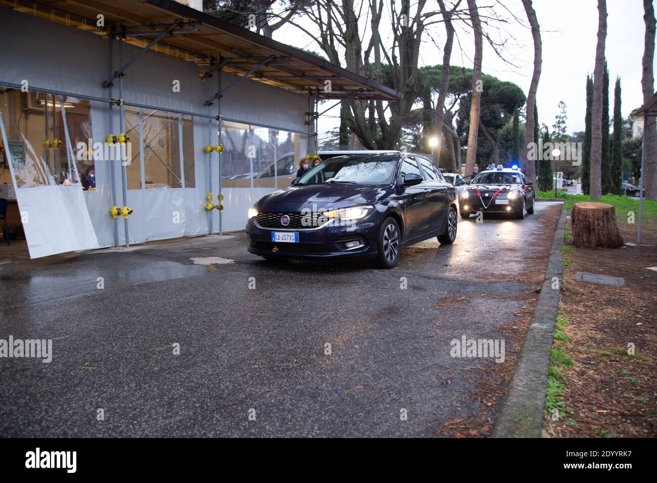 Rome, Italy. 28th Dec, 2020. Arrival of the vaccine doses at the ASL ...