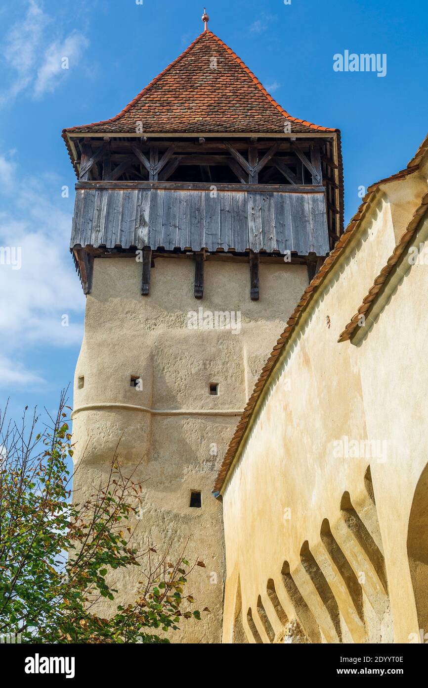 Fortified medieval saxon evangelic church in the village Alma Vii ...