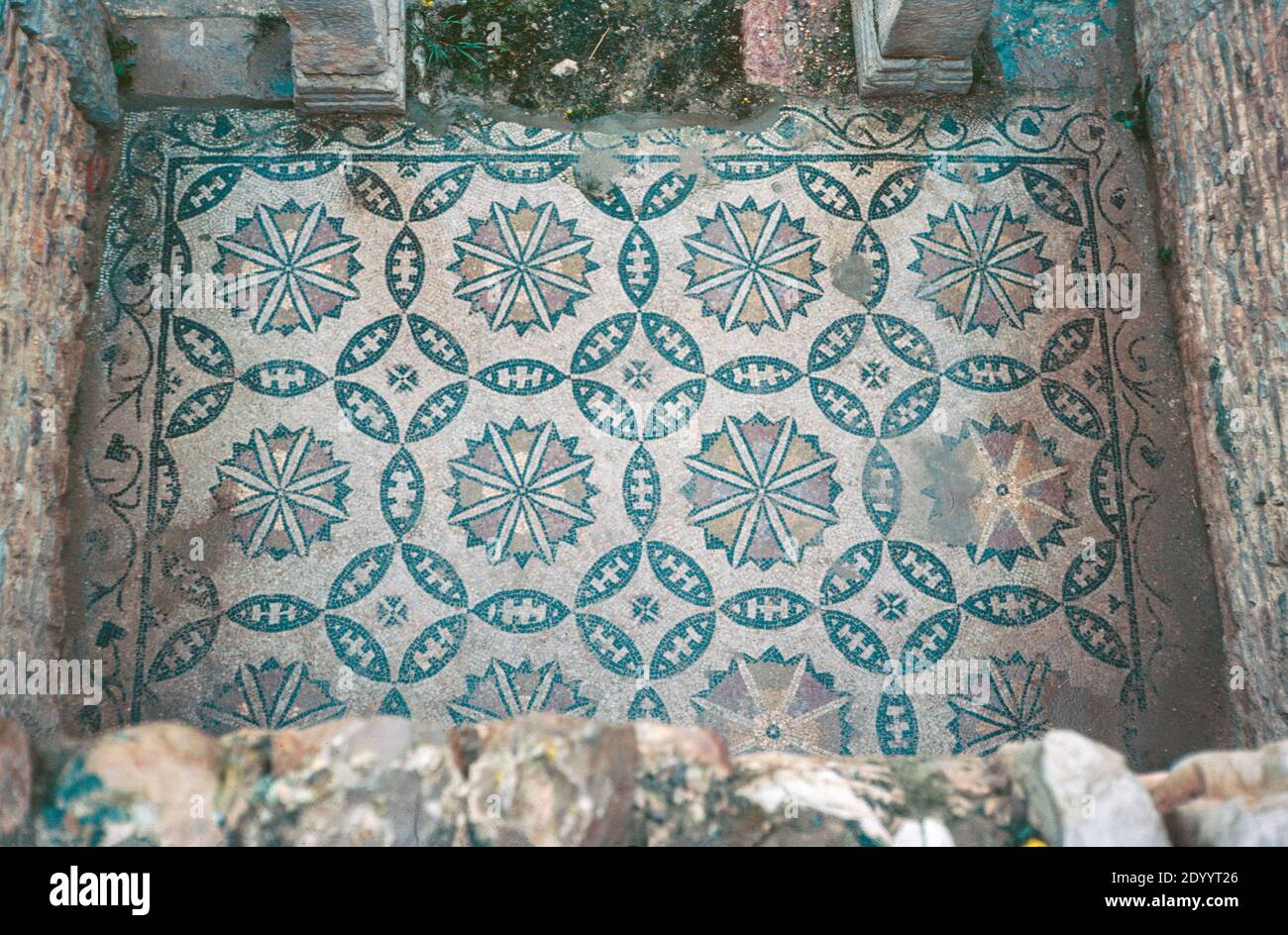 Archive scan of Archaeological Site Bulla Regia, ruins of Barber, Punic ...