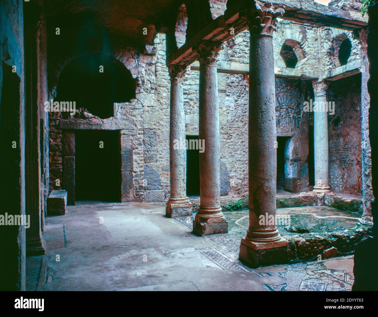 Archive scan of Archaeological Site Bulla Regia, ruins of Barber, Punic ...