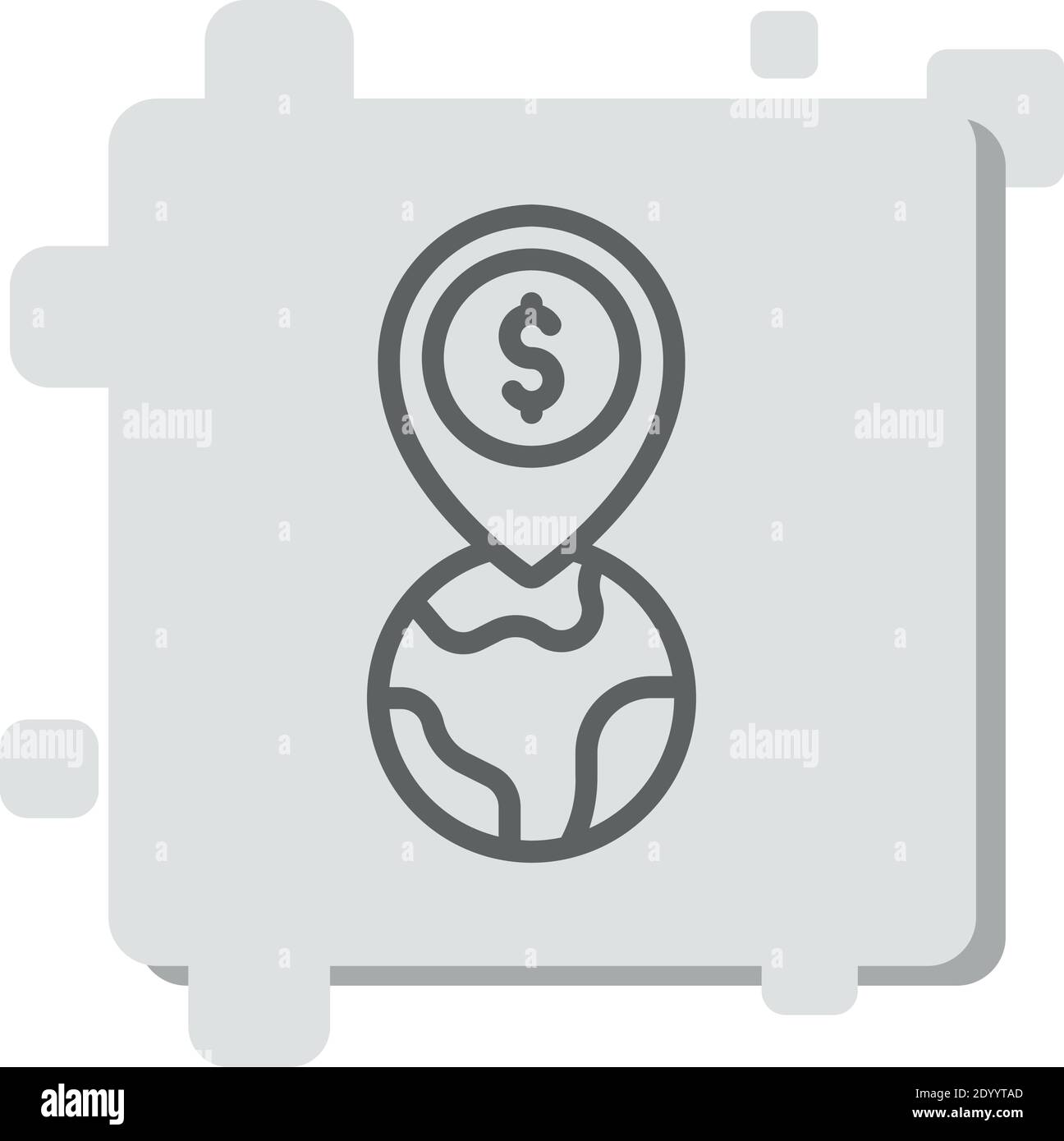 world vector icon modern simple vector illustration Stock Vector Image ...